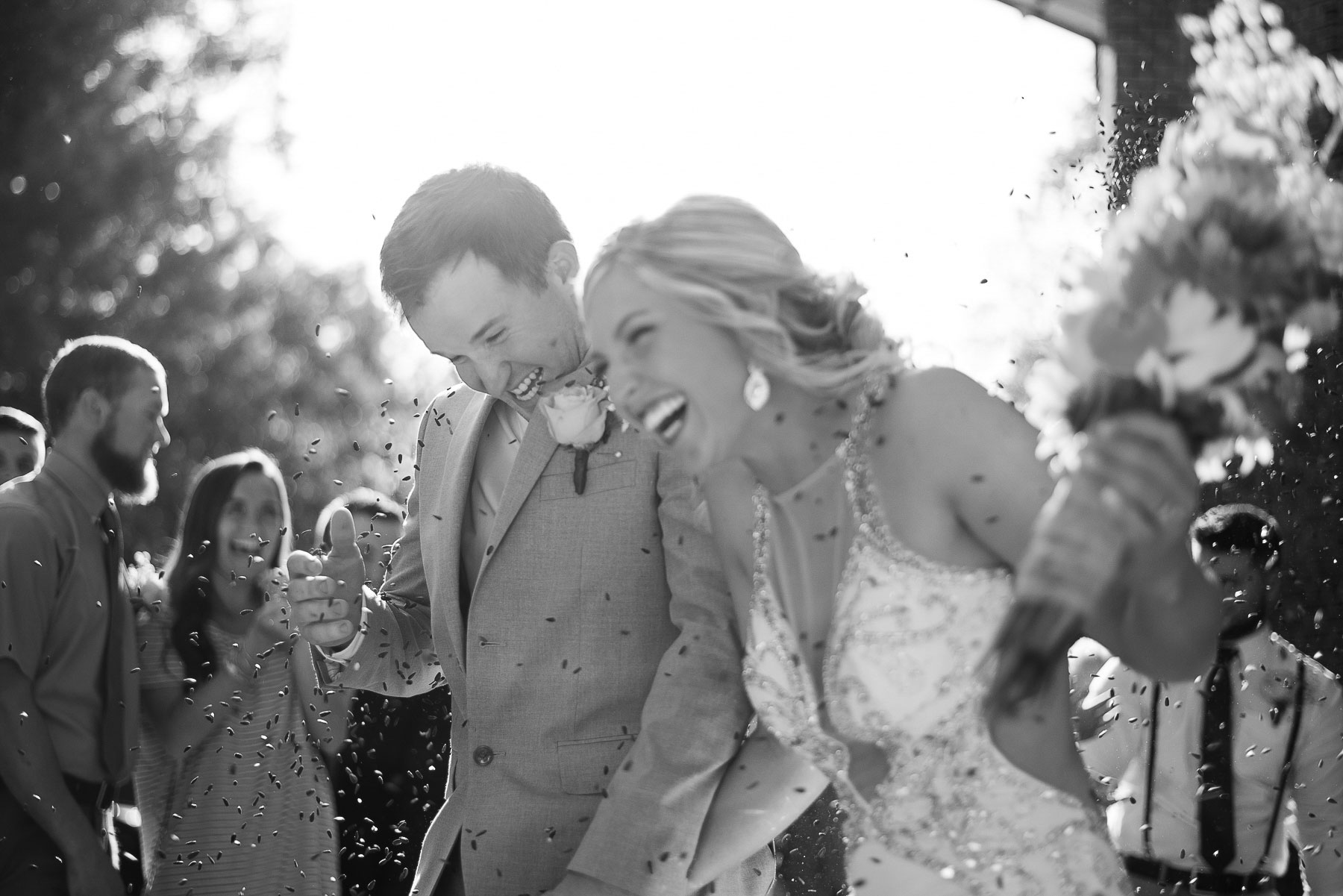 Wedding-Couple-Leaving-Chapel | Studio 35